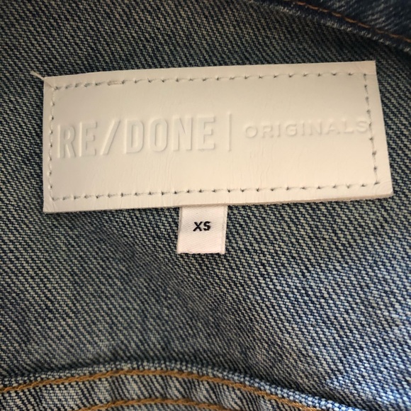 Re/Done | Jackets & Coats | Redone Denim Jacket Size Xs | Poshmark